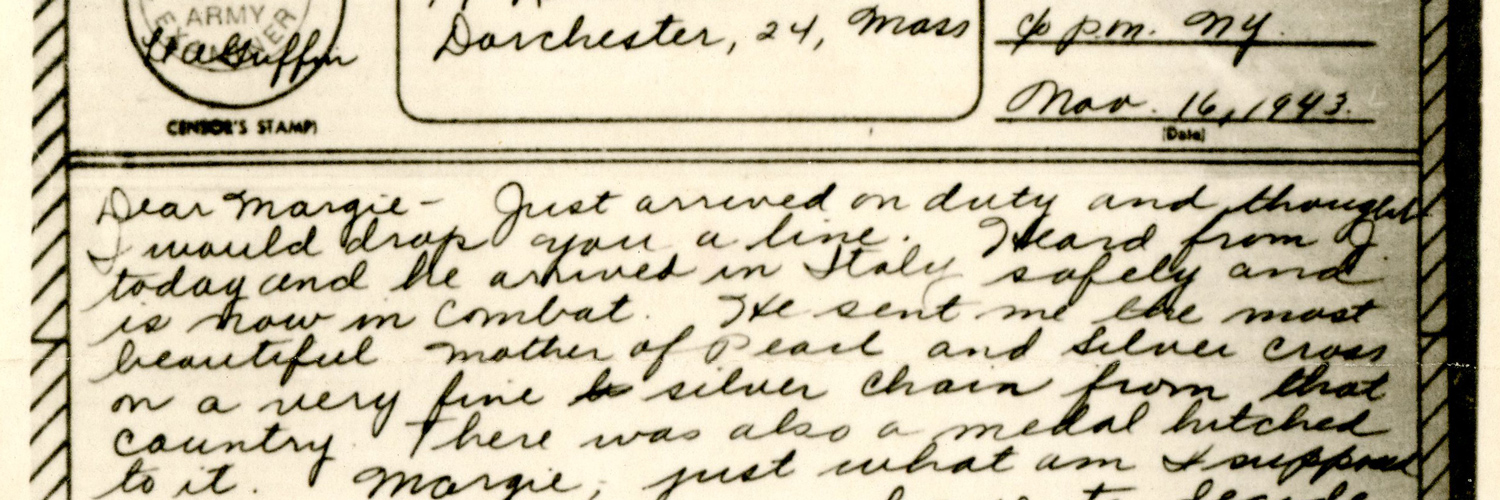 Letters from the Alice Griffin Collection: Part V (November & December ...